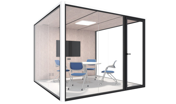 STUDIO MEETING ROOM 3m x 3m (Glass 3 sides) (Office furniture not incl ...